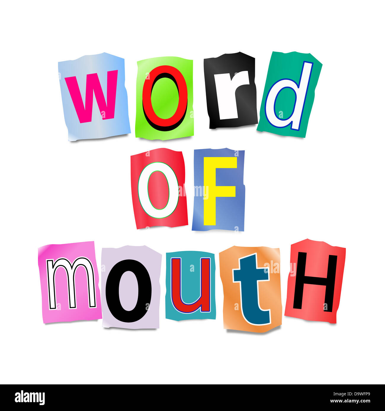Word of mouth Stock Photo - Alamy