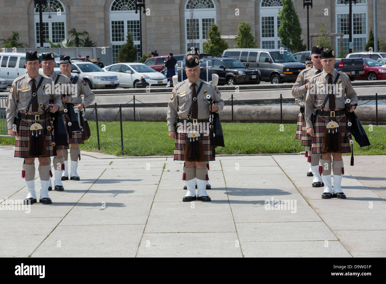The OAM Pipes & Drum performance by U.S. Customs and Border Protection ...