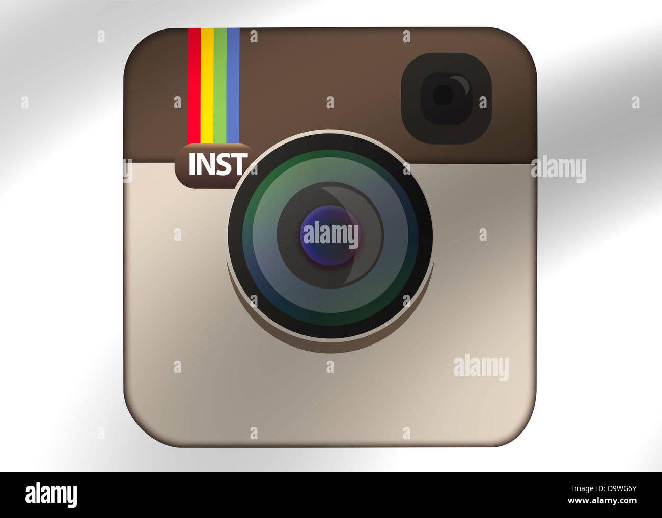 Instagram logo icon symbol flag hi-res stock photography and images - Alamy
