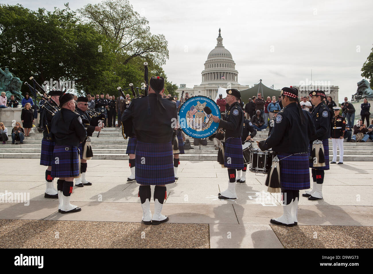 This image features the U.S. Customs and Border Protection Pipes ...