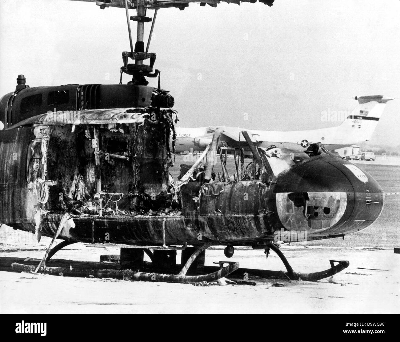 The end of the failed rescue operation in the night of 6 September 1972 ...