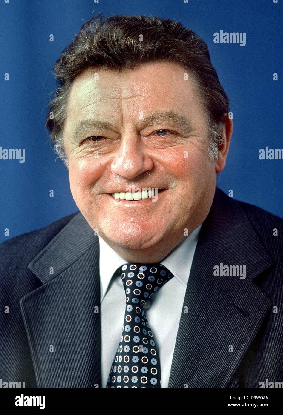 Chairman of the CSU Franz Josef Strauß, photographed in October 1977 ...