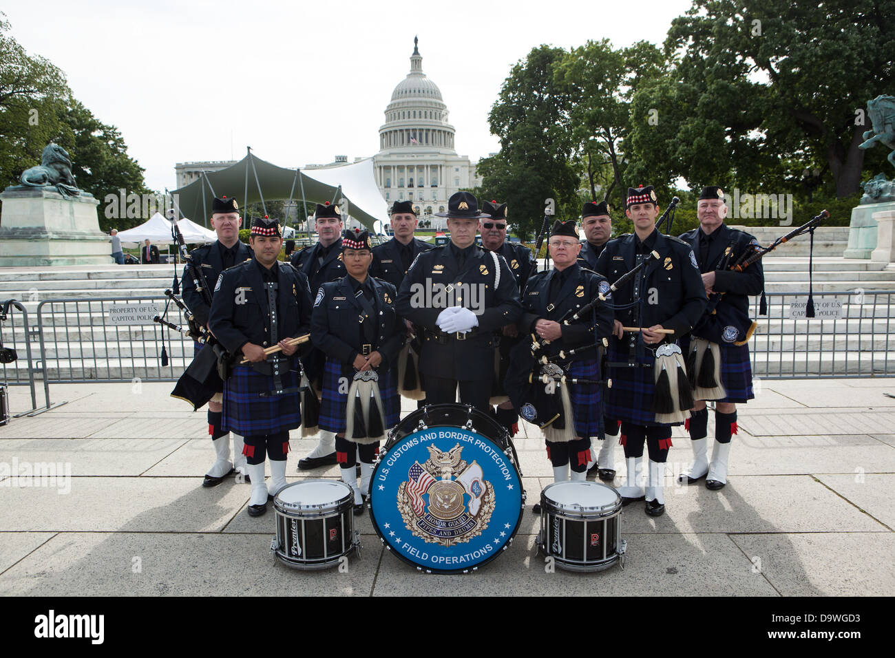 A photograph showing the U.S. Customs and Border Protection (CBP) Pipes ...