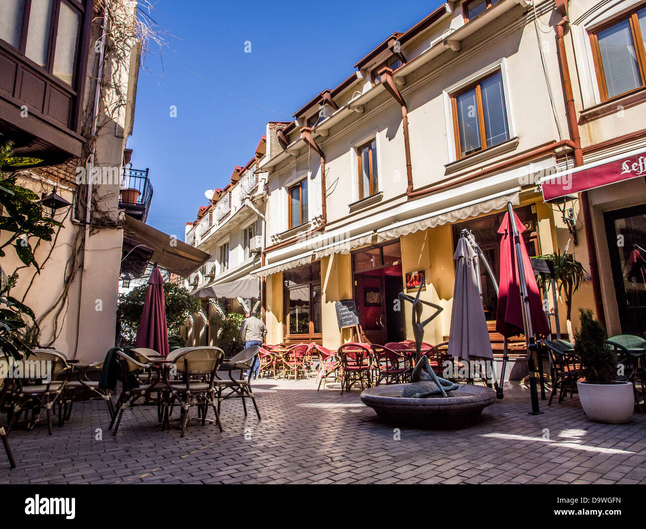 Jan Shardeni street in the old town of Tbilisi, Georgia Stock Photo - Alamy