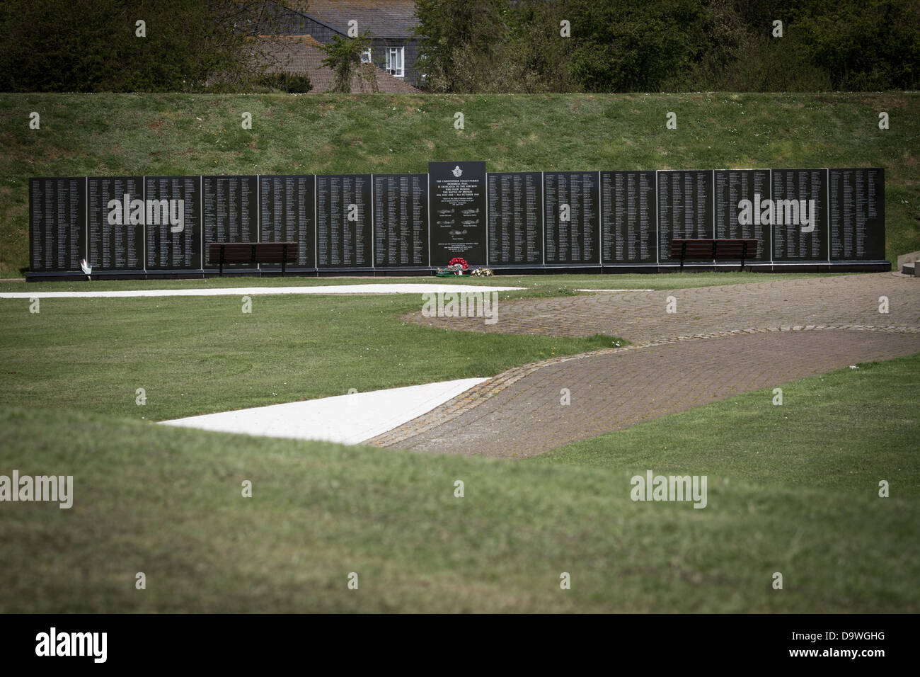 Battle of Britain Memorial at Capel-le-Ferne, Dover in Kent Stock Photo ...