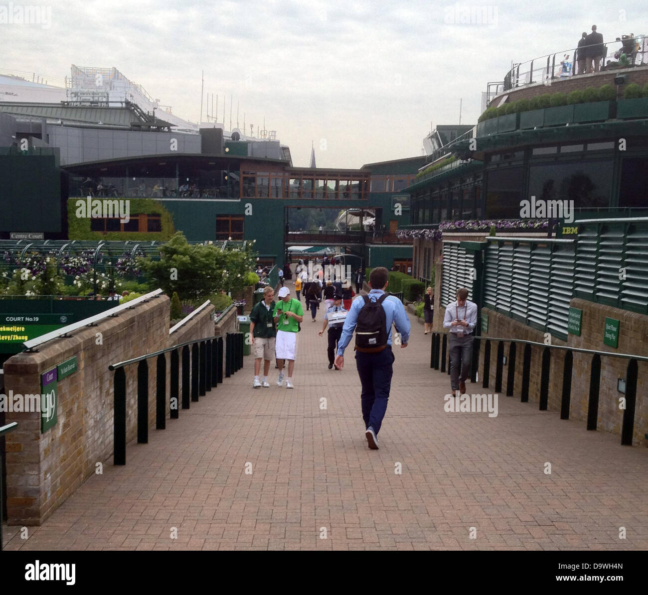 Wimbledon, London, UK. 26th June 2013. Day three of the The Wimbledon ...