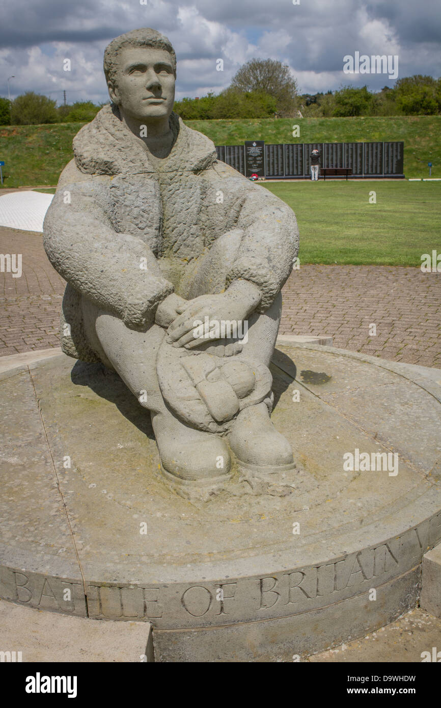Battle of Britain Memorial at Capel-le-Ferne, Dover in Kent Stock Photo ...