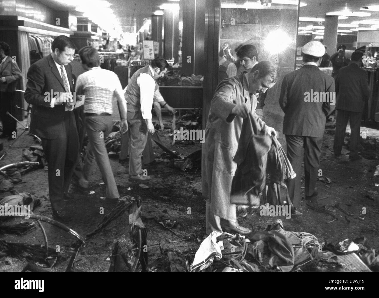 The forensics examine the crime scene. On the 6th of May in 1971, a ...
