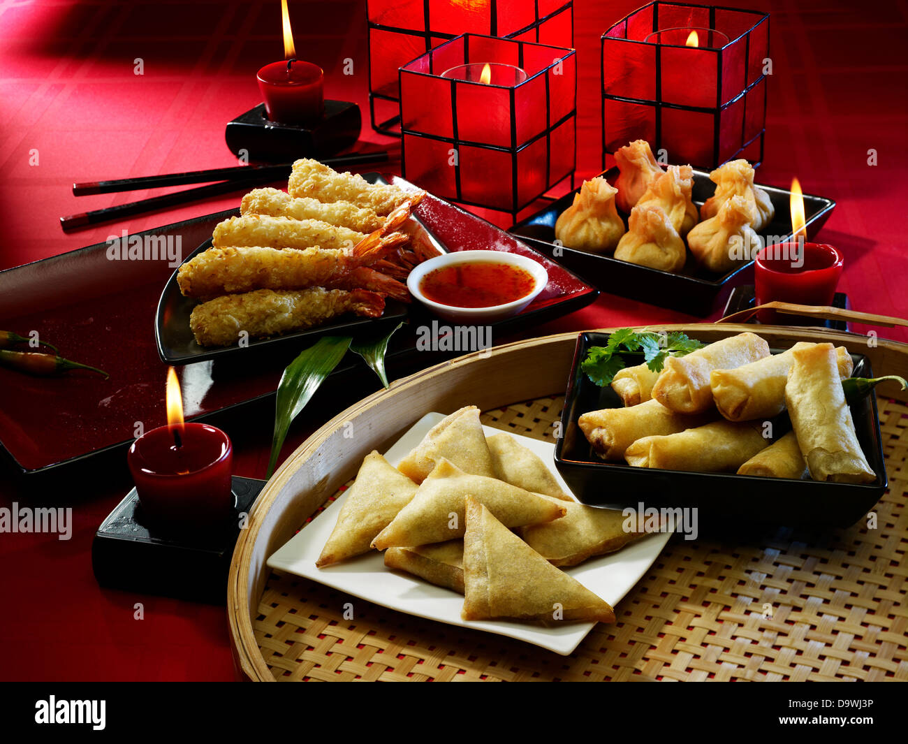 Asian appetizers hi-res stock photography and images - Alamy