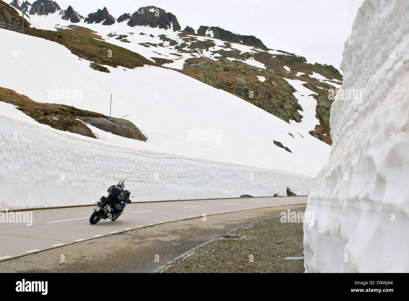 Switzerland, Nufenen pass Stock Photo - Alamy