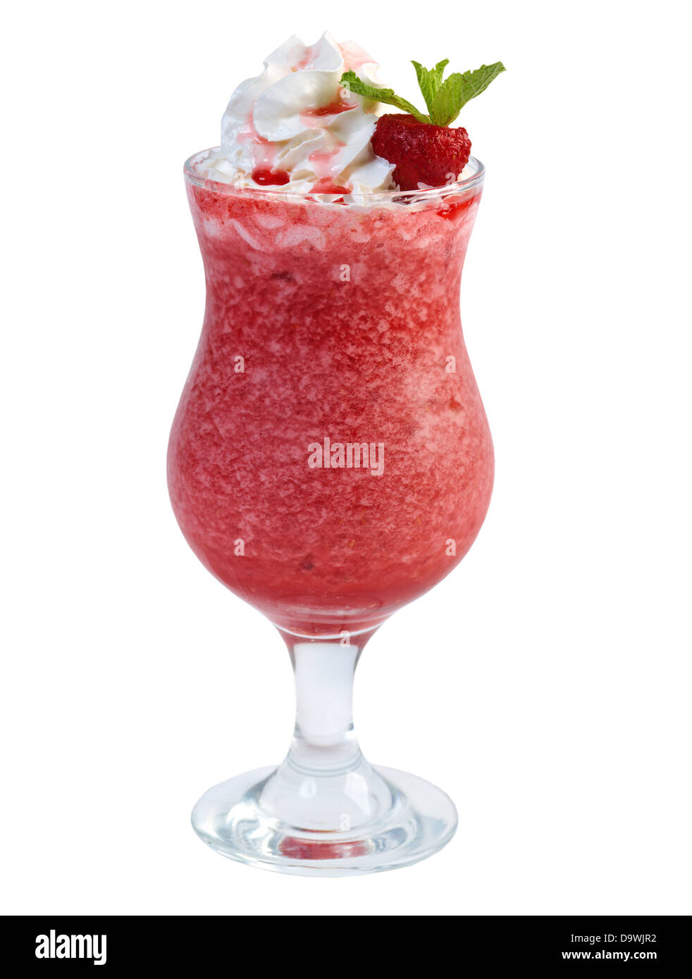 strawberries cocktail. closeup isolated on white background Stock Photo ...