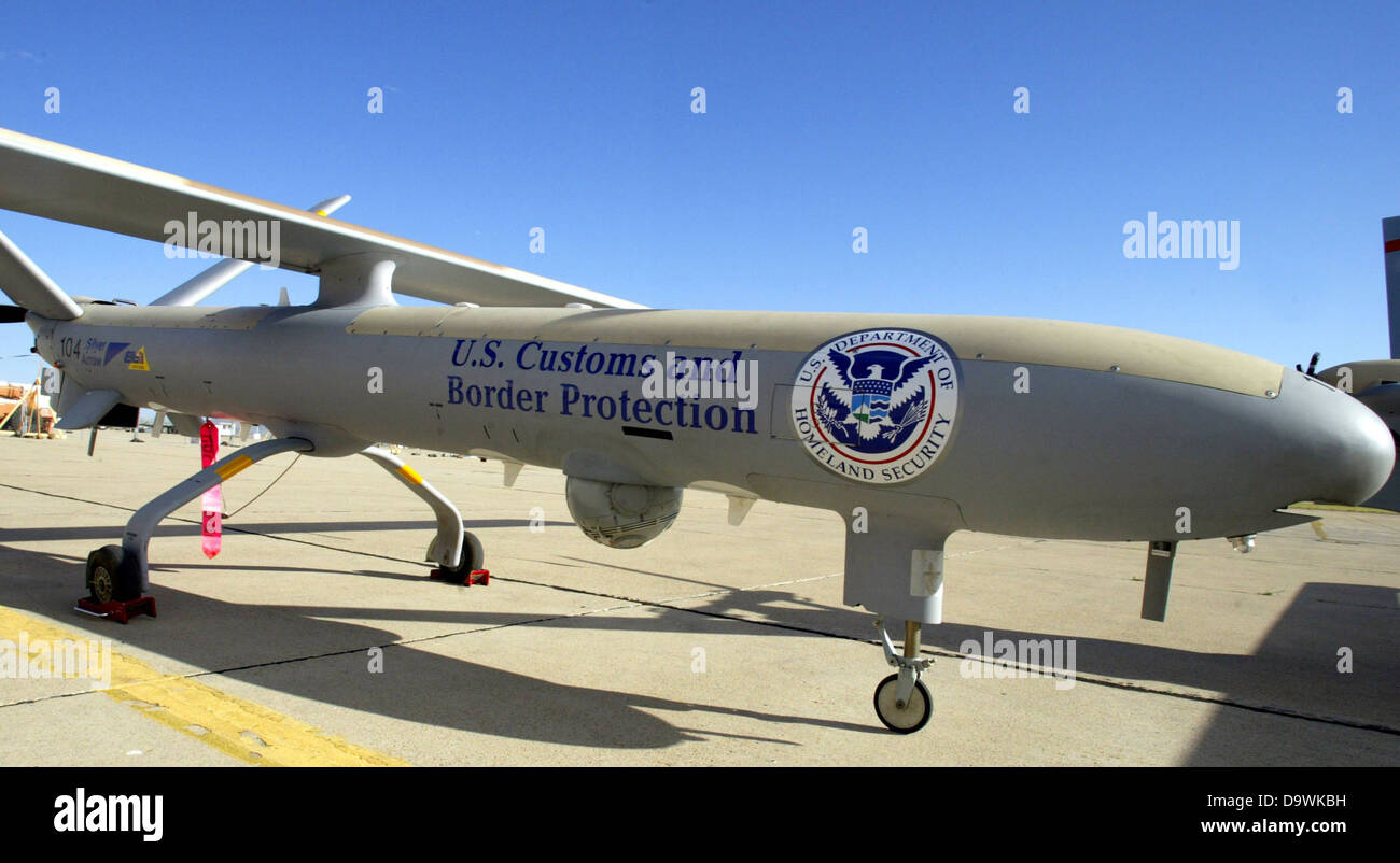 This image shows an unmanned aircraft system (UAS) used by U.S. Customs ...