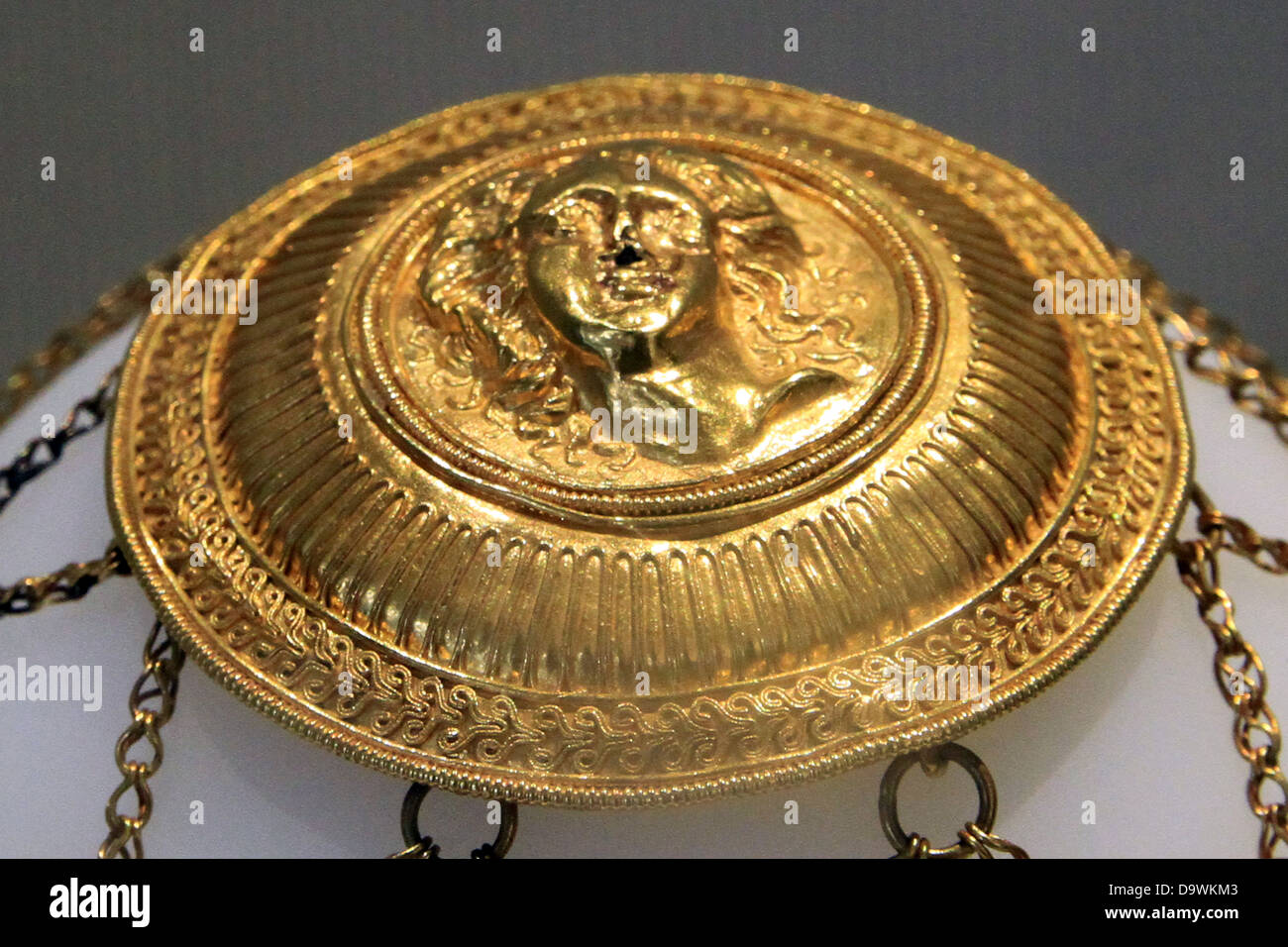Artifacts on display in the Regional Archaeological Museum “Pietro ...