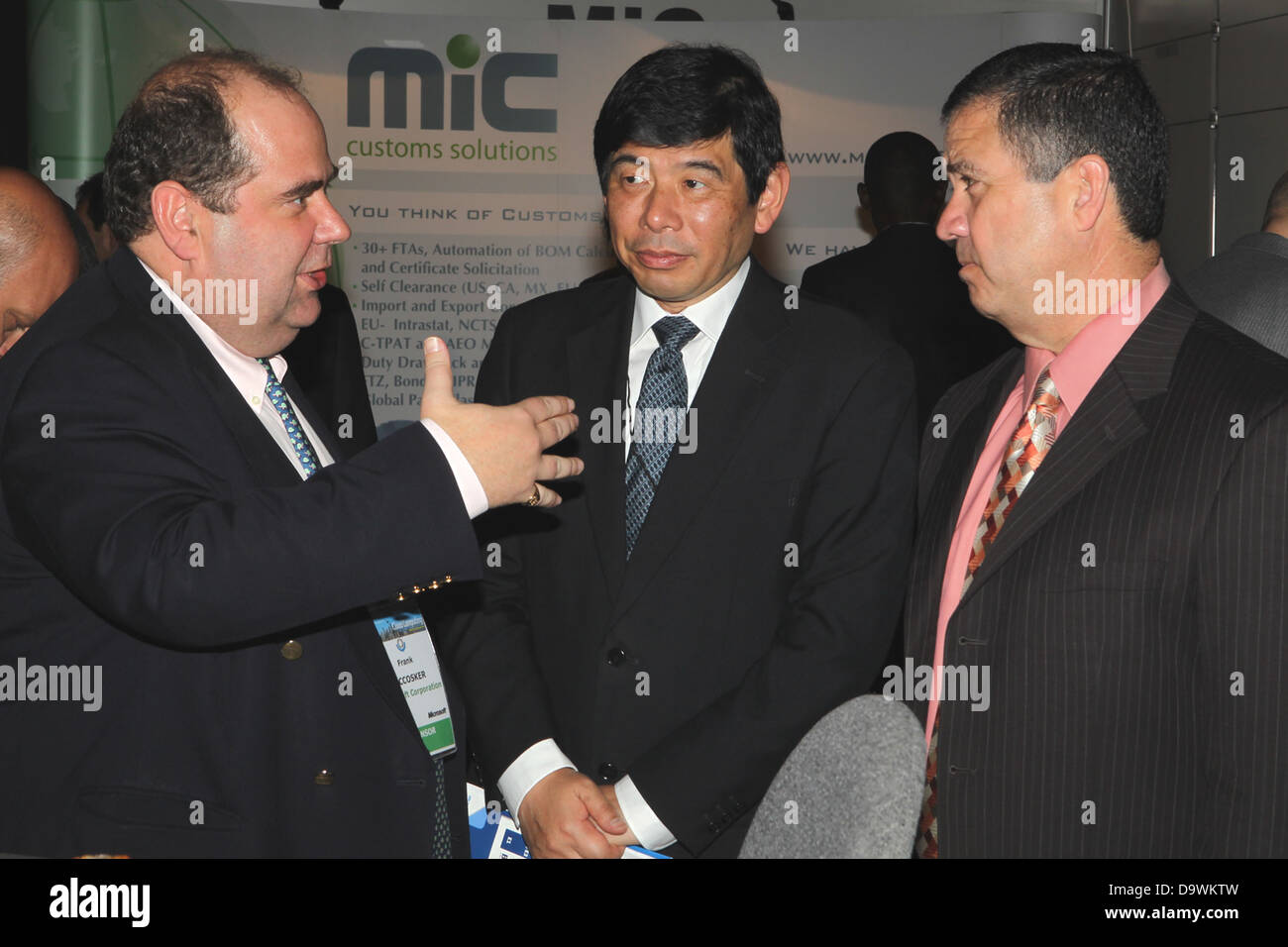 A photograph showing U.S. Customs and Border Protection officers ...