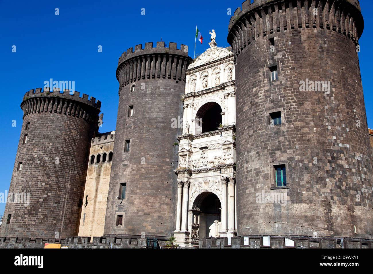 Maschio Angioino, famous monument and landmark in Naples, Napoli ...