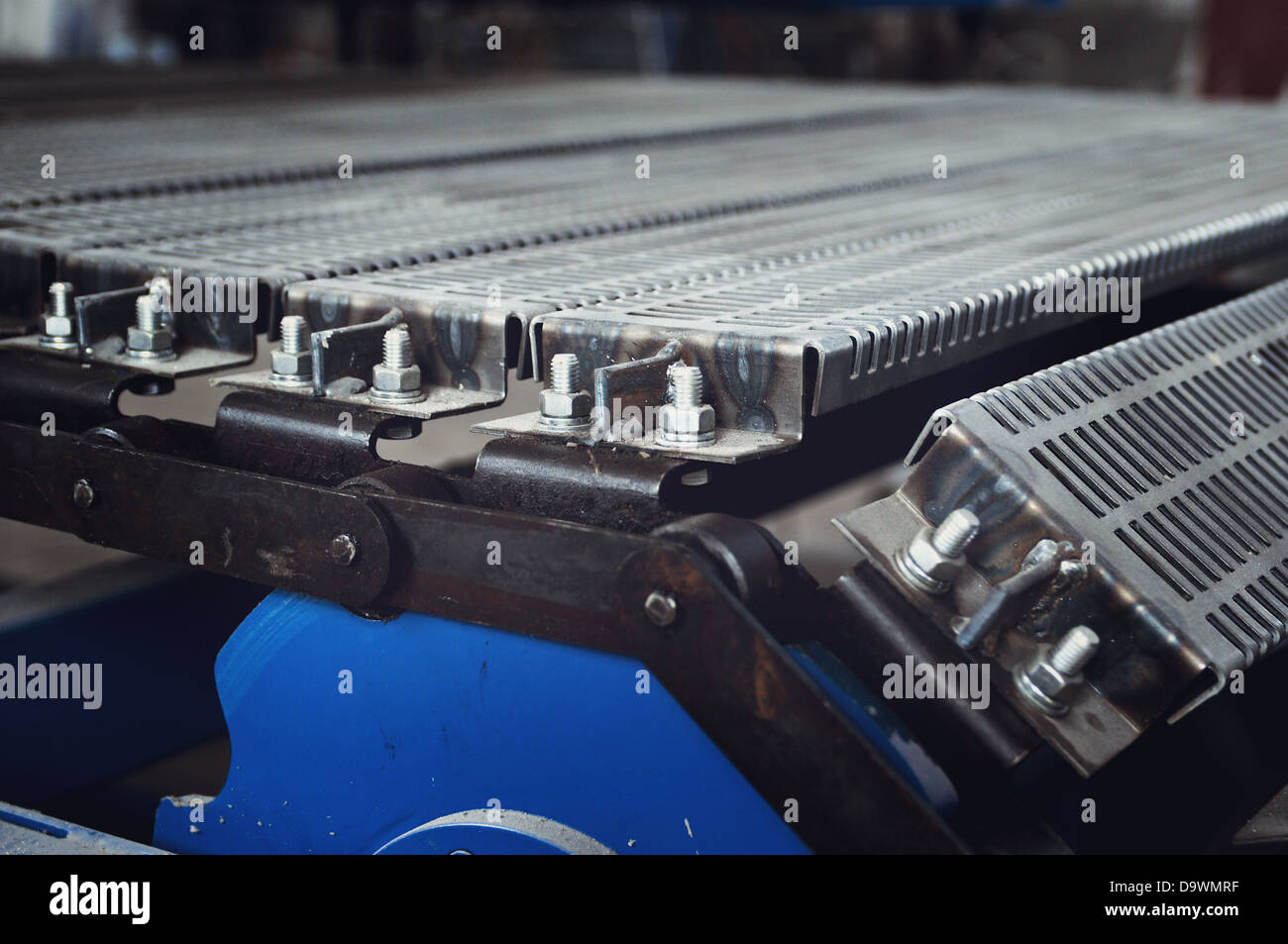 convey-er belt. industry track. conveyor belt.industrial machine Stock ...