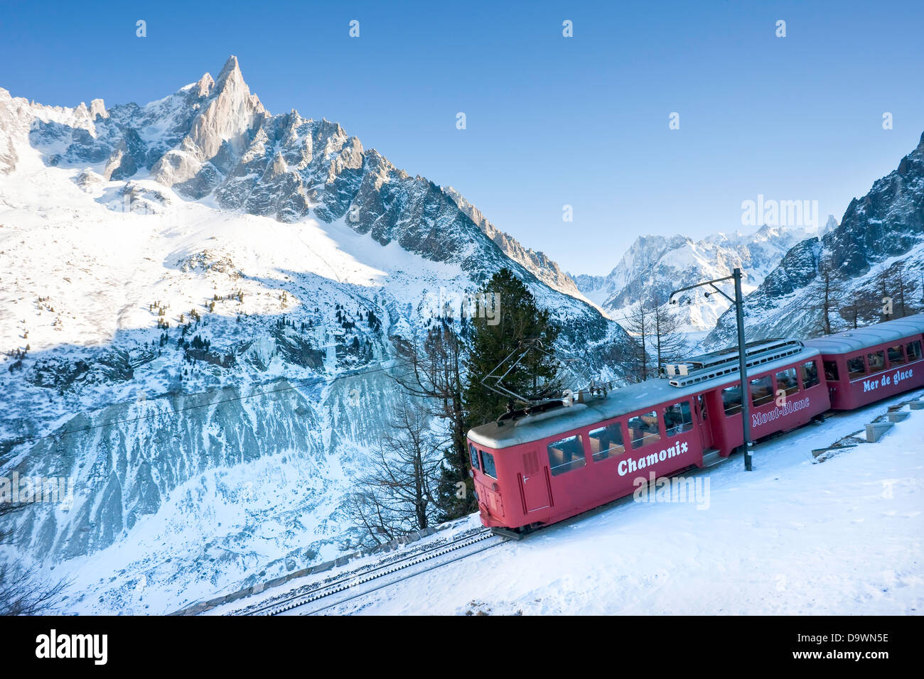 Train du Montenvers by Mer de Glace, Chamonix, Haute Savoie, France ...