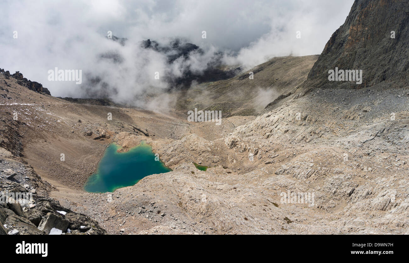 Africa kenya teleki volcano lake hi-res stock photography and images ...