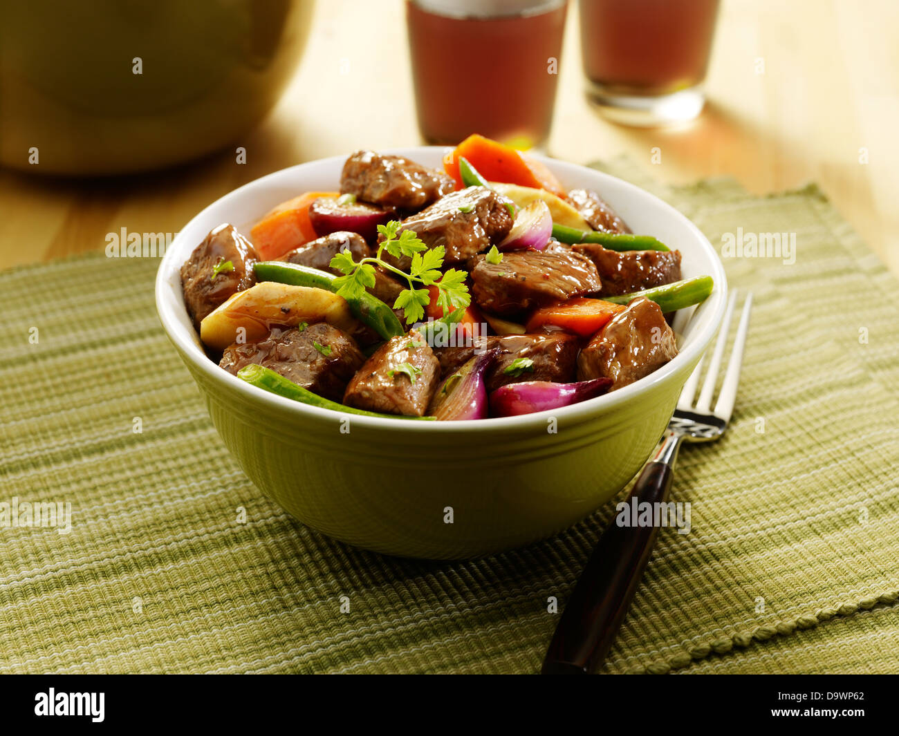 beef chuck stew in scene Stock Photo - Alamy