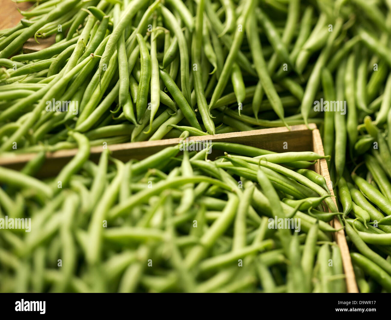 green beans stand Stock Photo - Alamy
