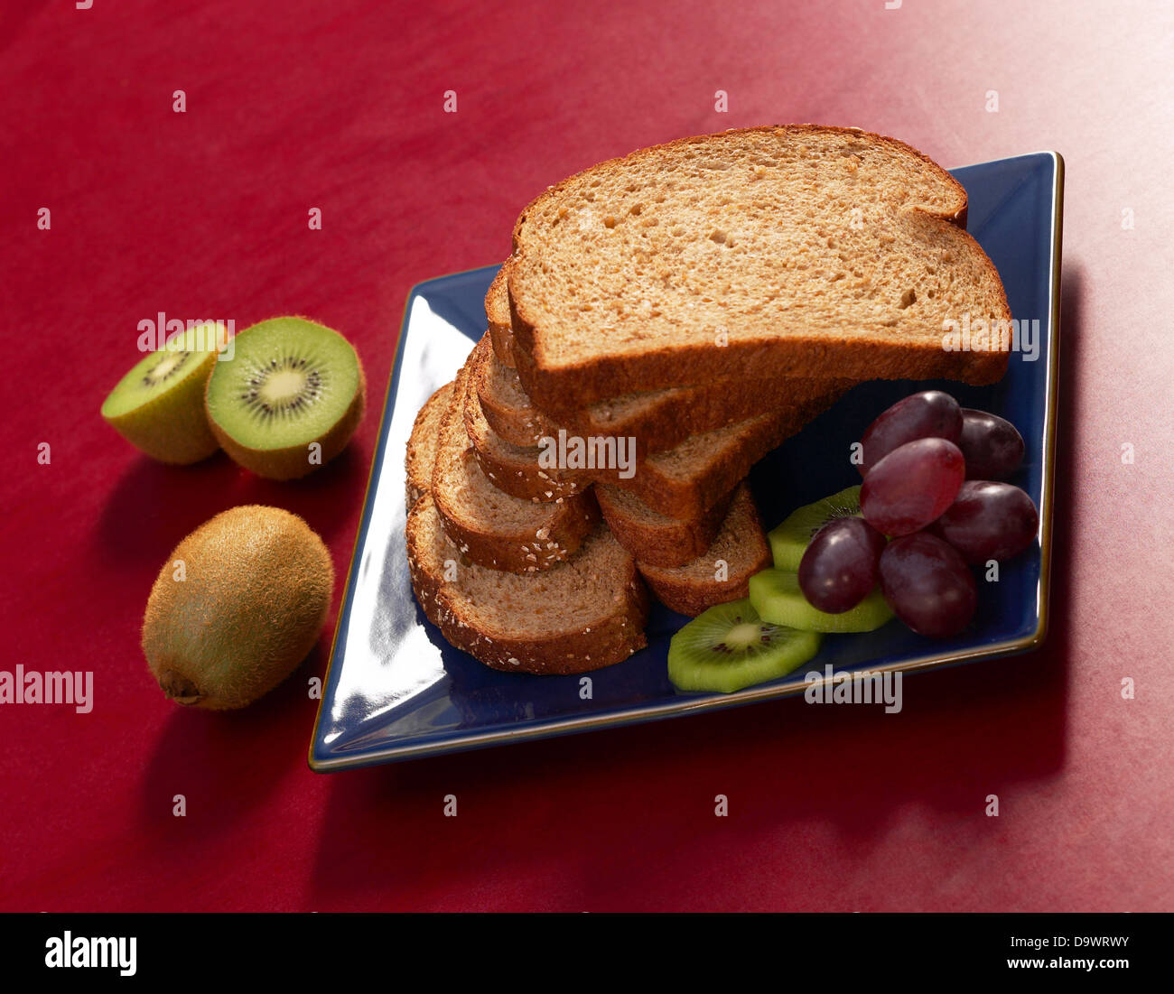 breakfast bread and fruits Stock Photo - Alamy