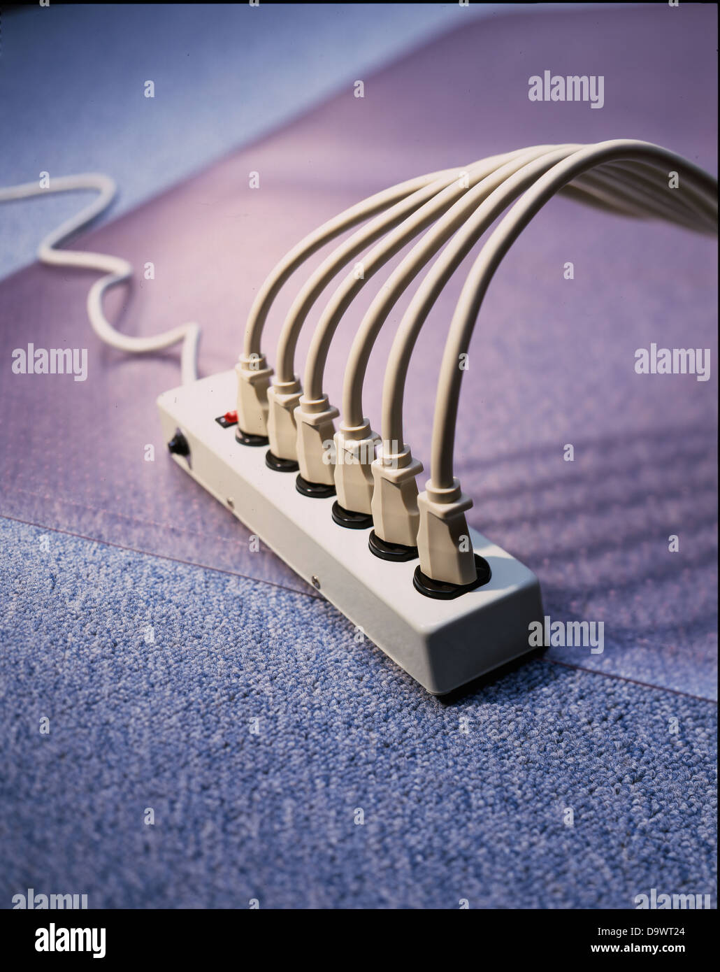 Cords power strip hi-res stock photography and images - Alamy