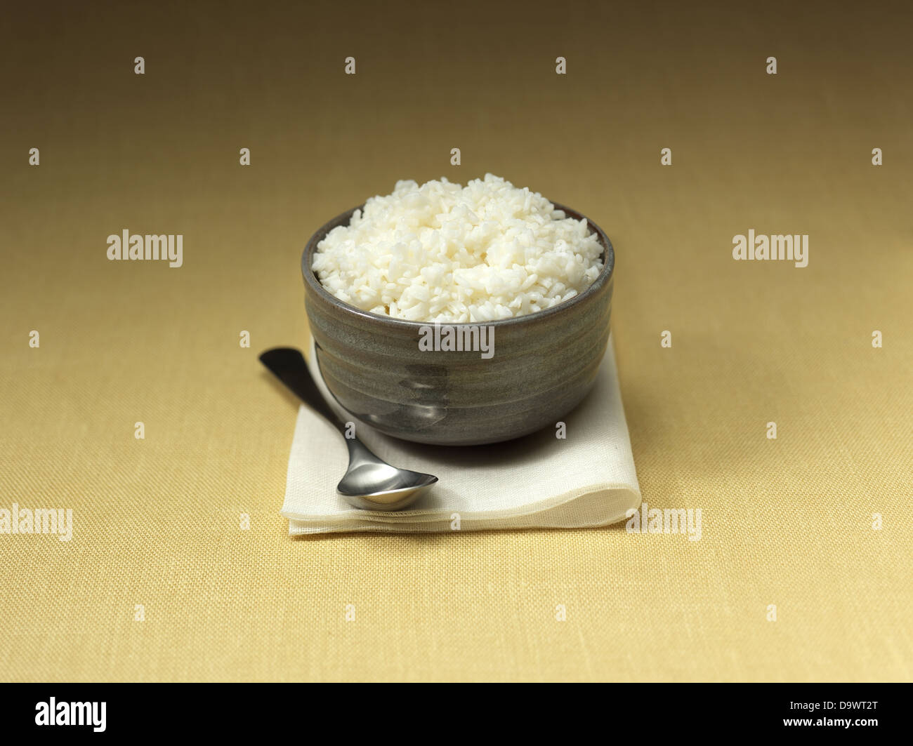 white rice bowl Stock Photo - Alamy