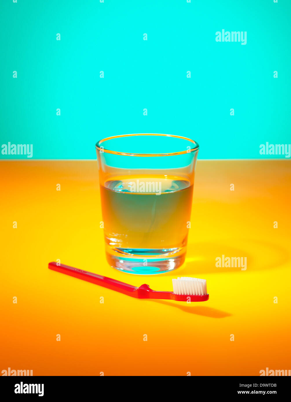 glass and toothbrush Stock Photo - Alamy