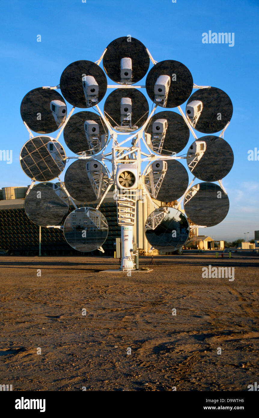 Stirling Solar power systems solar dish engine at the STAR Center ...
