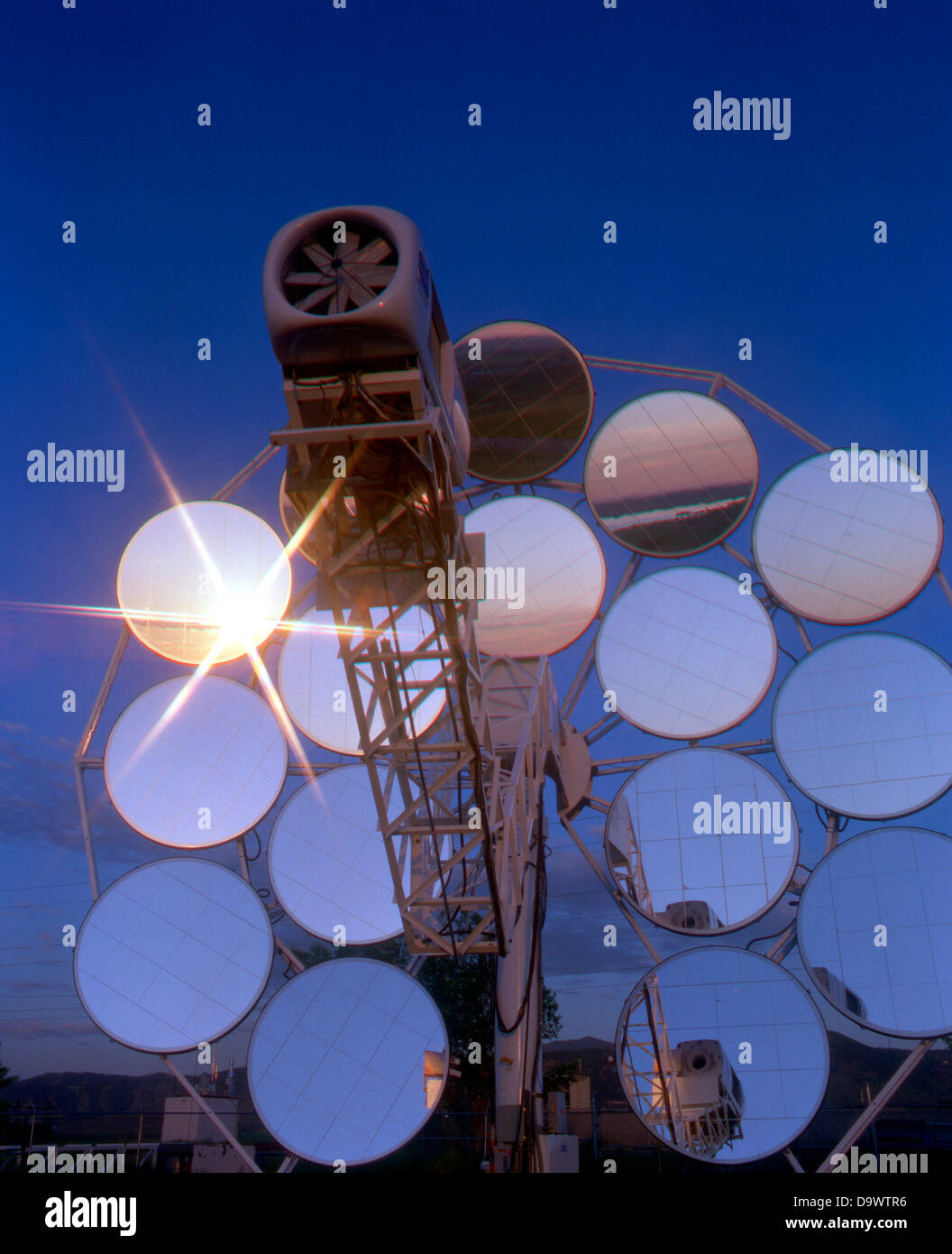 Stirling Solar power systems solar dish engine June 12, 1996 in Golden ...