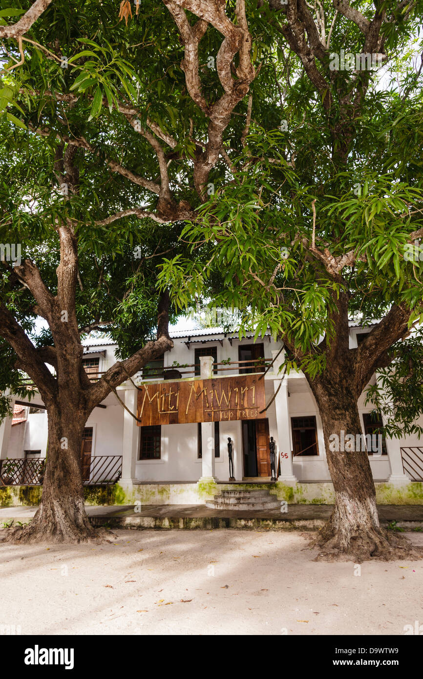 Africa, Morocco, Ibo Island. Two Trees hotel in Quirmbas National Park ...