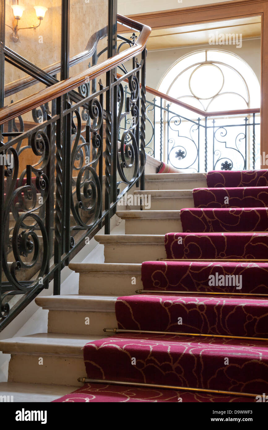 Old Hotel Stairs Stock Photo - Alamy