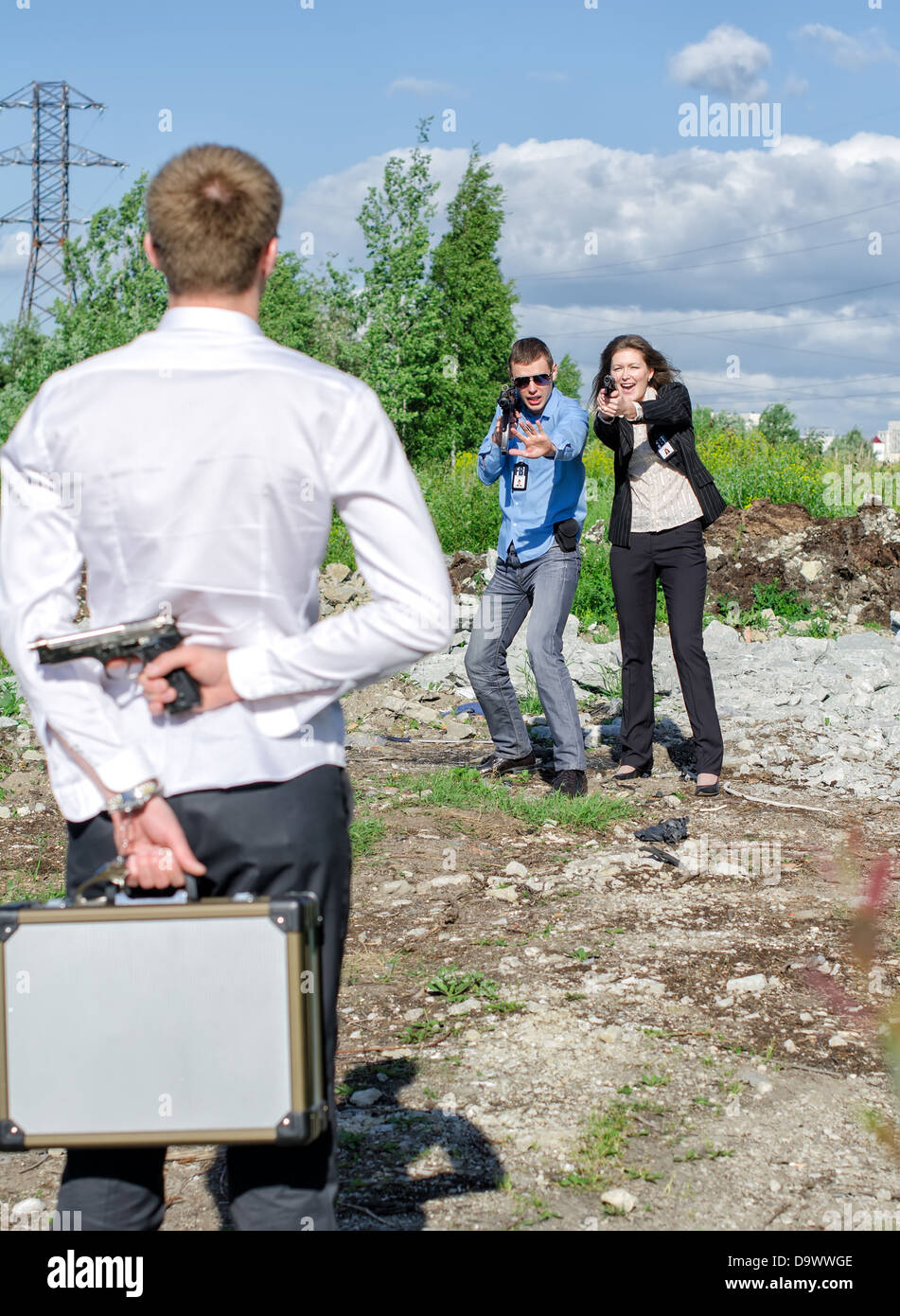 Fbi arresting people hi-res stock photography and images - Alamy