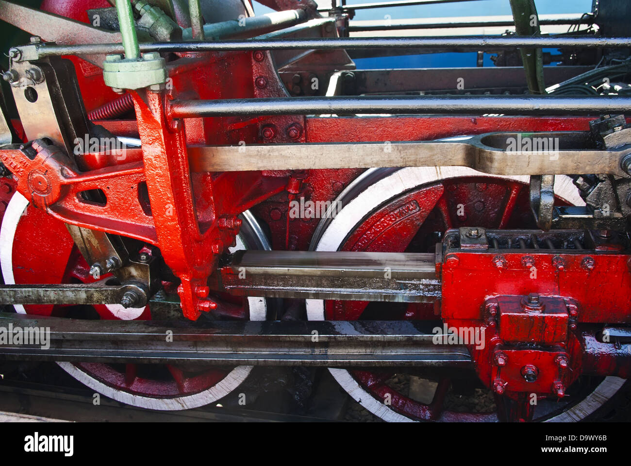 Close up of train wheels hi-res stock photography and images - Alamy