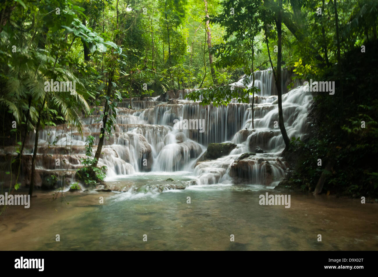 Tropical forest waterfall in Chiapas, Mexico Stock Photo - Alamy