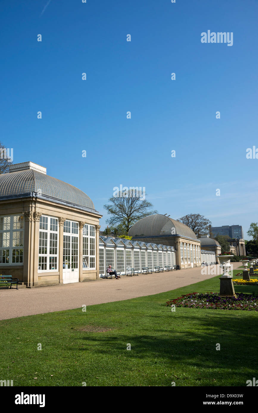 The Glass Pavilions at Sheffield Botanical Gardens, Sheffield, South ...