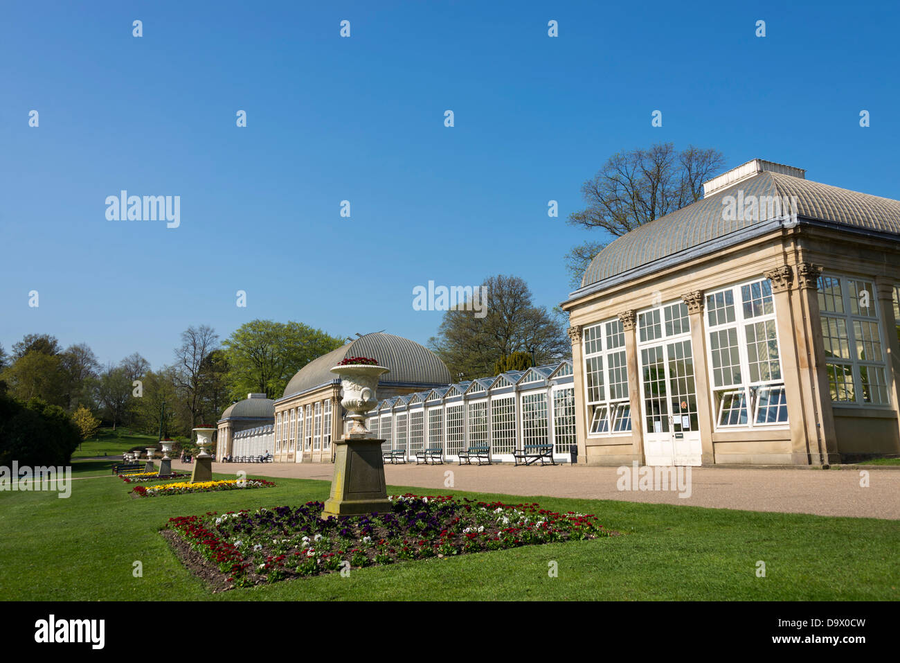 The Glass Pavilions at Sheffield Botanical Gardens, Sheffield, South ...