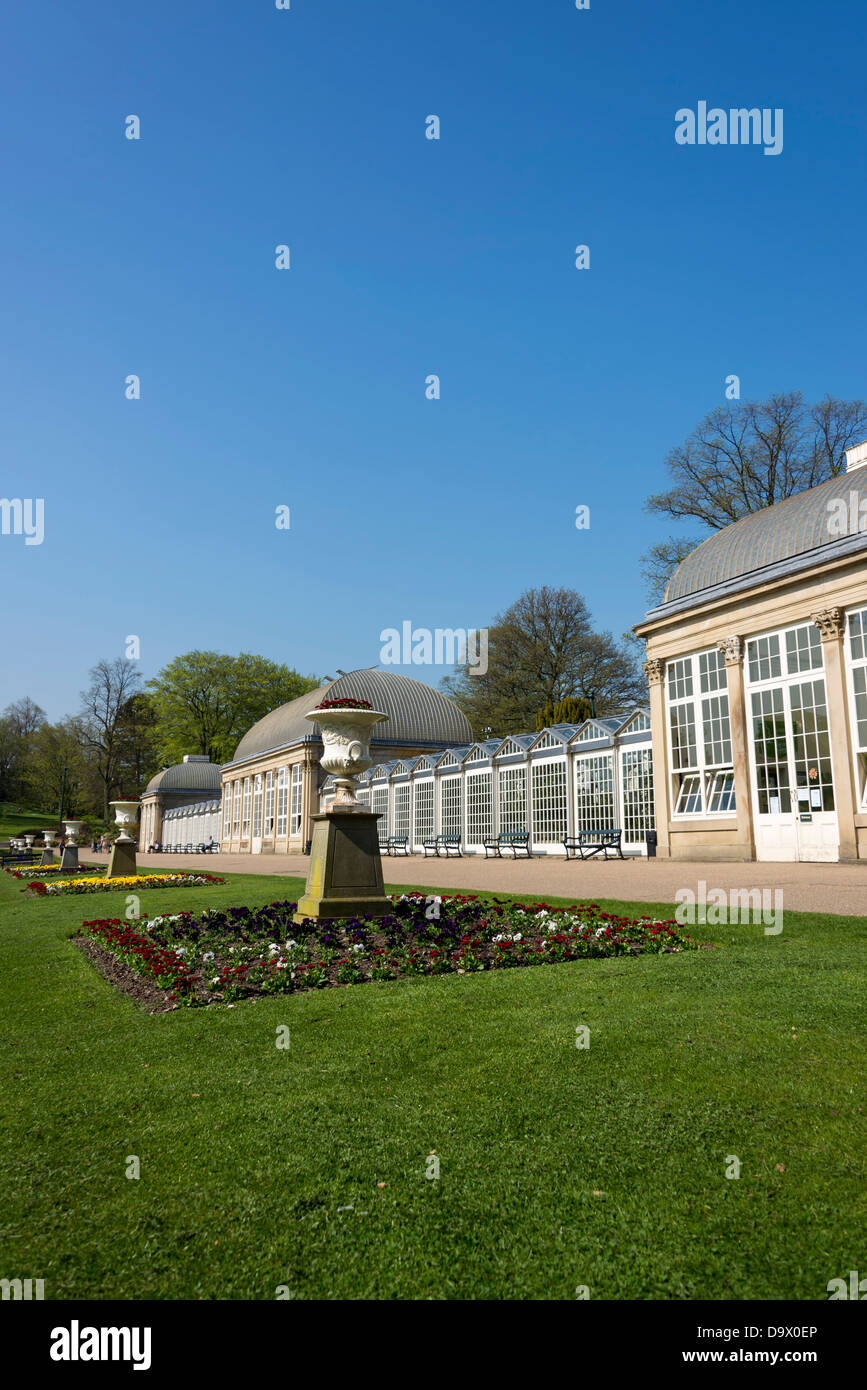 The Glass Pavilions at Sheffield Botanical Gardens, Sheffield, South ...