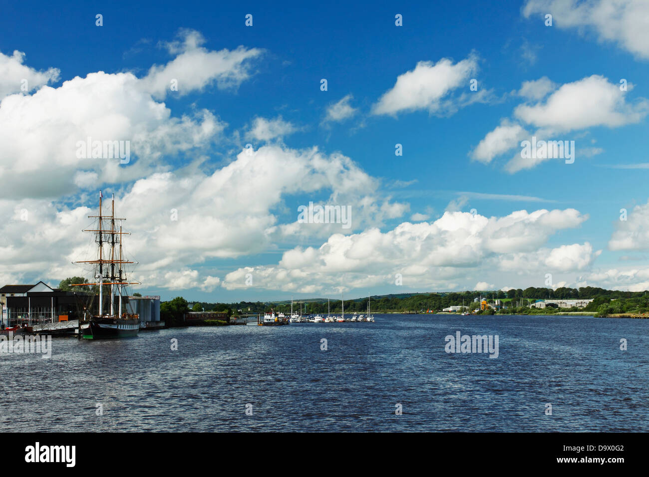 Dunbrody Famine Ship; New Ross County Wexford Ireland Stock Photo - Alamy