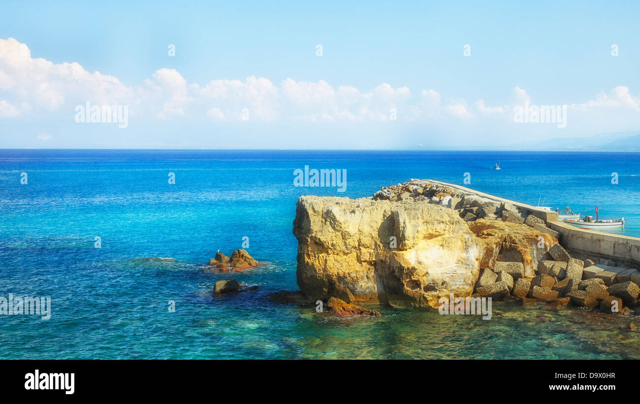 Sea and Rocks,Calabrian sea,Briatico,Italy Stock Photo - Alamy