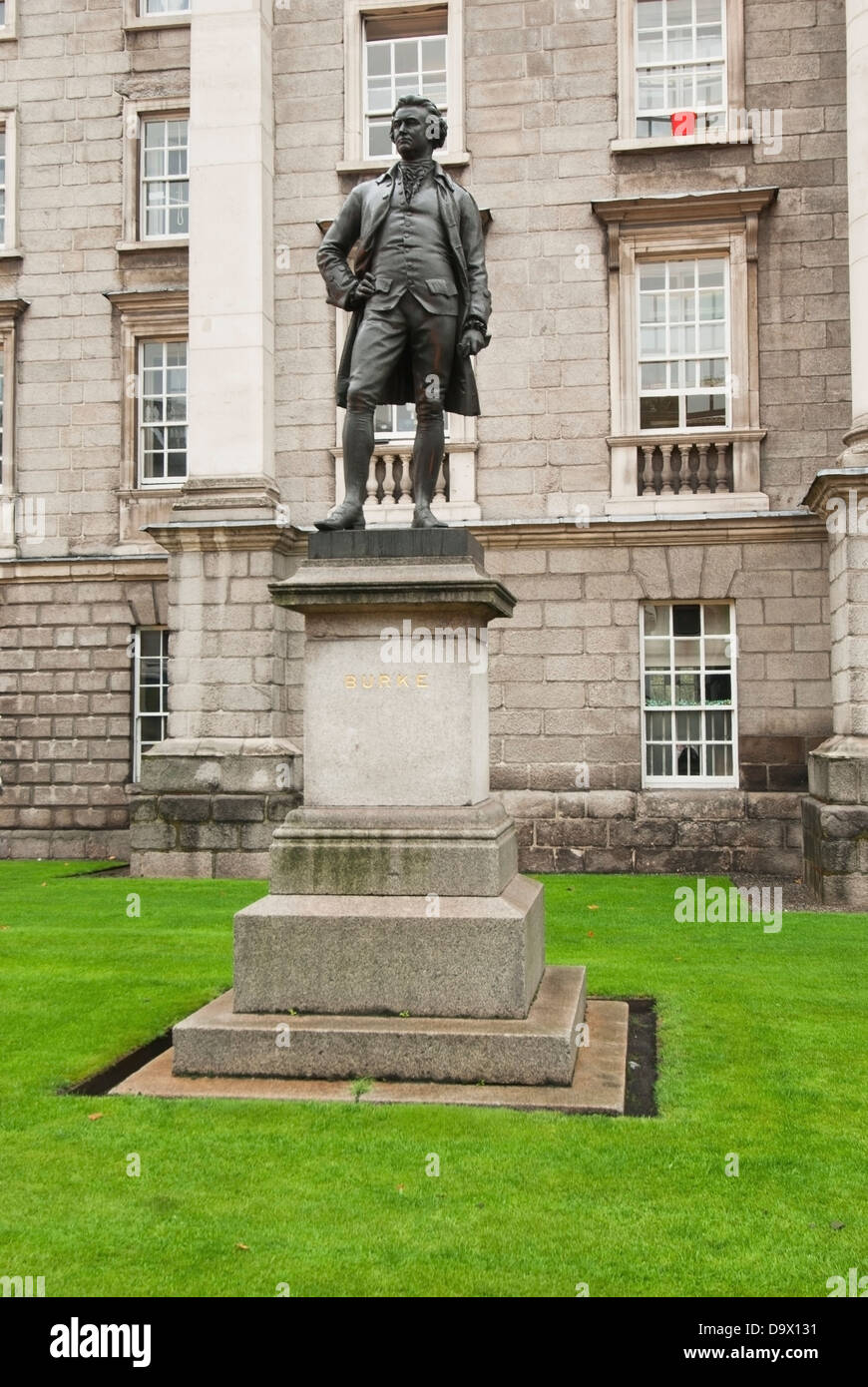 Statue Of A Man In Front Of A Building; Ireland Stock Photo - Alamy