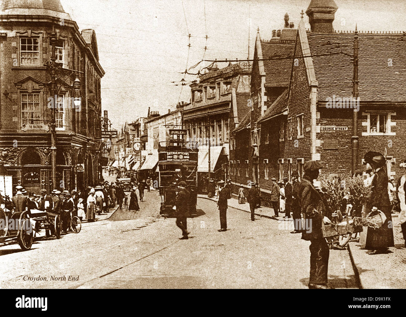 Croydon North End early 1900s Stock Photo - Alamy