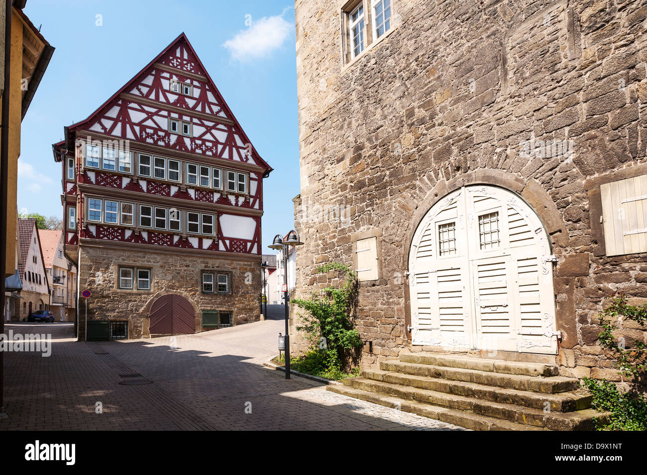 German street scene hi-res stock photography and images - Alamy