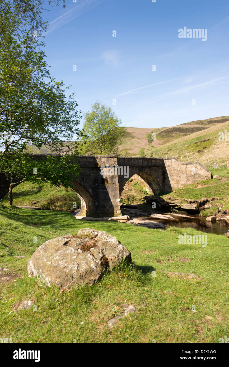 17th century packhorse bridge relocated to Slippery Stones, Derwent ...