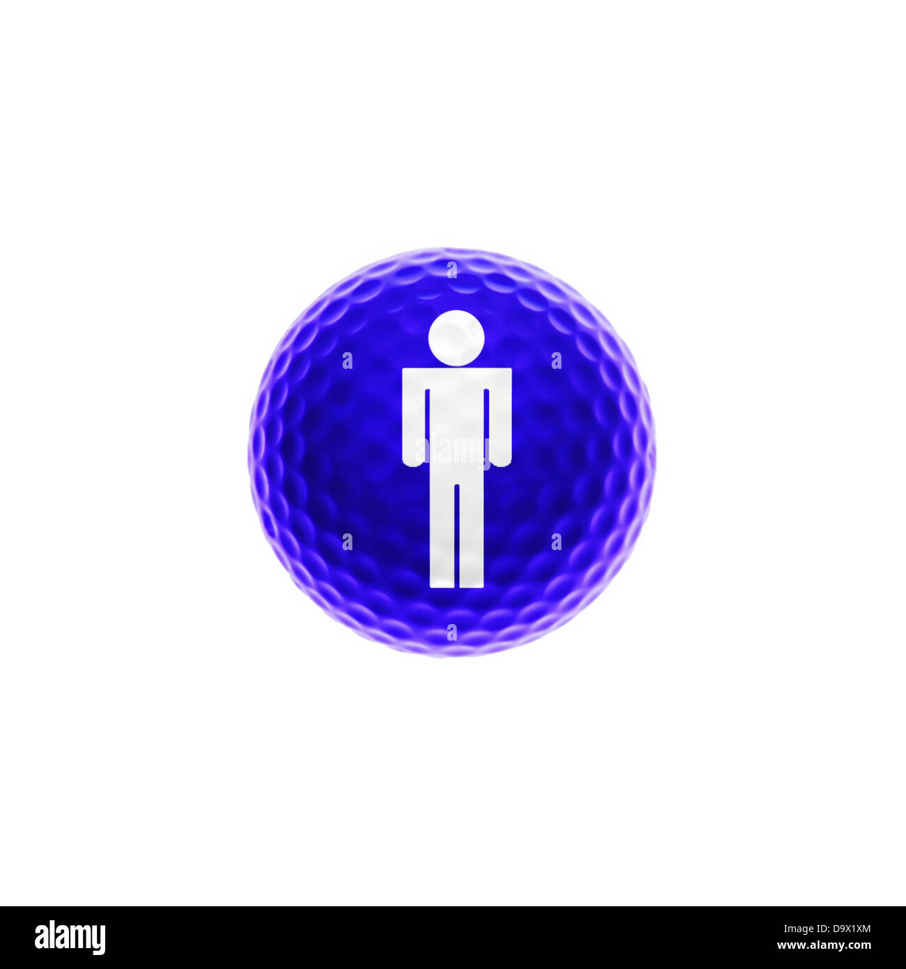 Golf ball symbol icon hi-res stock photography and images - Alamy