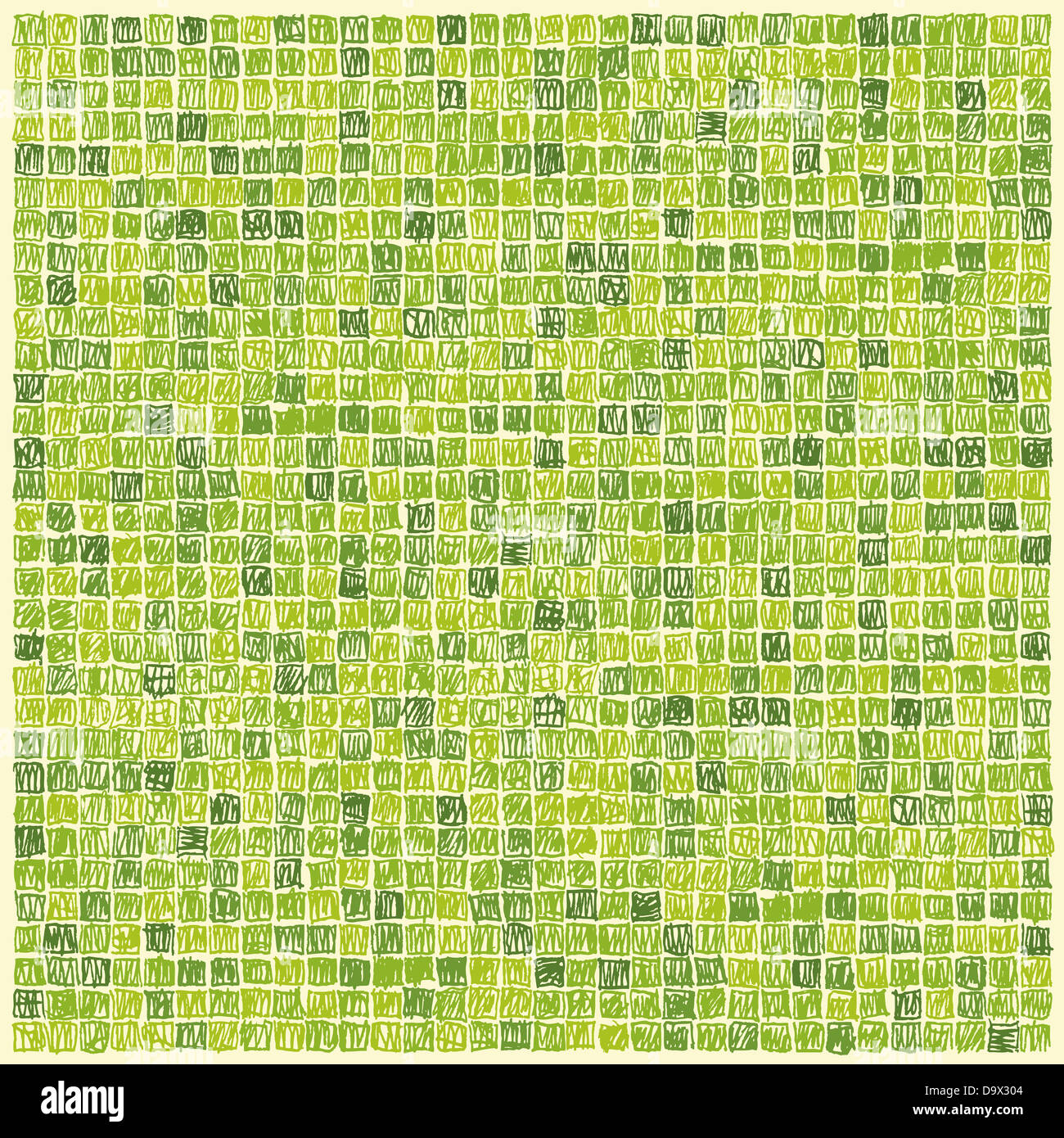 Scribbles pixels green background Stock Photo - Alamy