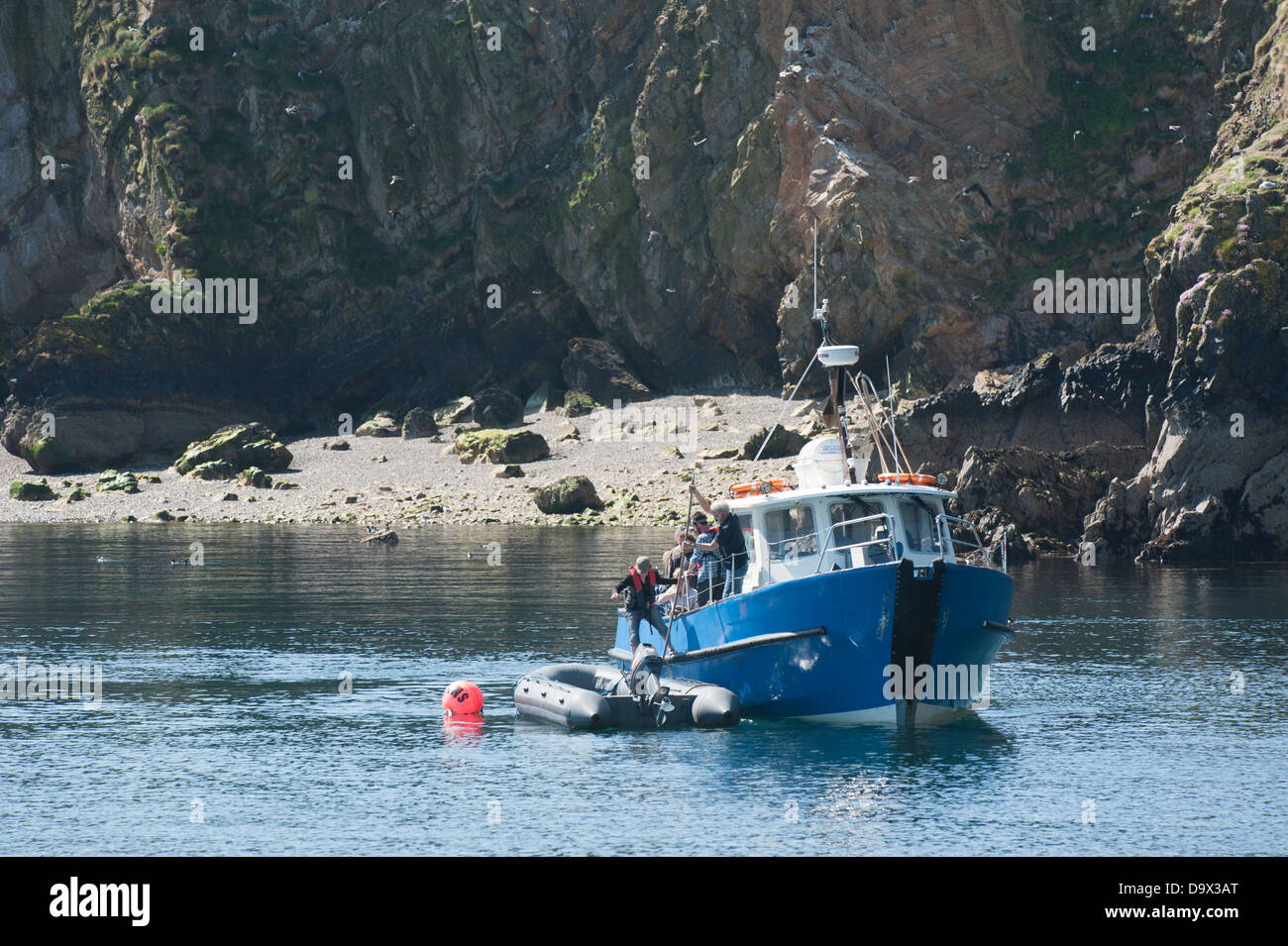Tourist boat to skomer island hi-res stock photography and images - Alamy