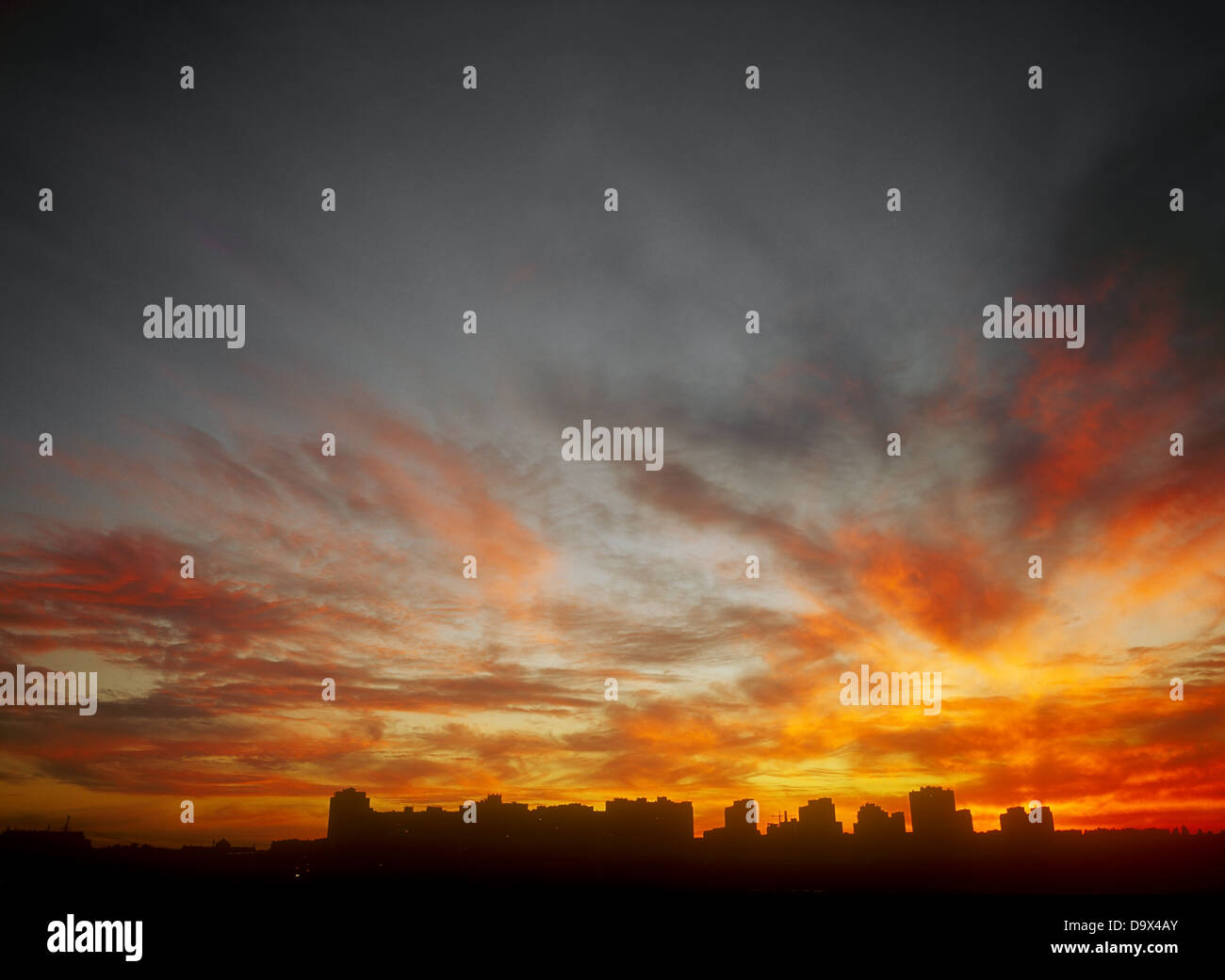 Flaming sunrise hi-res stock photography and images - Alamy