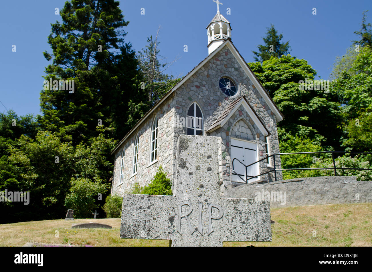 View from one of the old gravestones at St. Paul's Catholic Church on ...