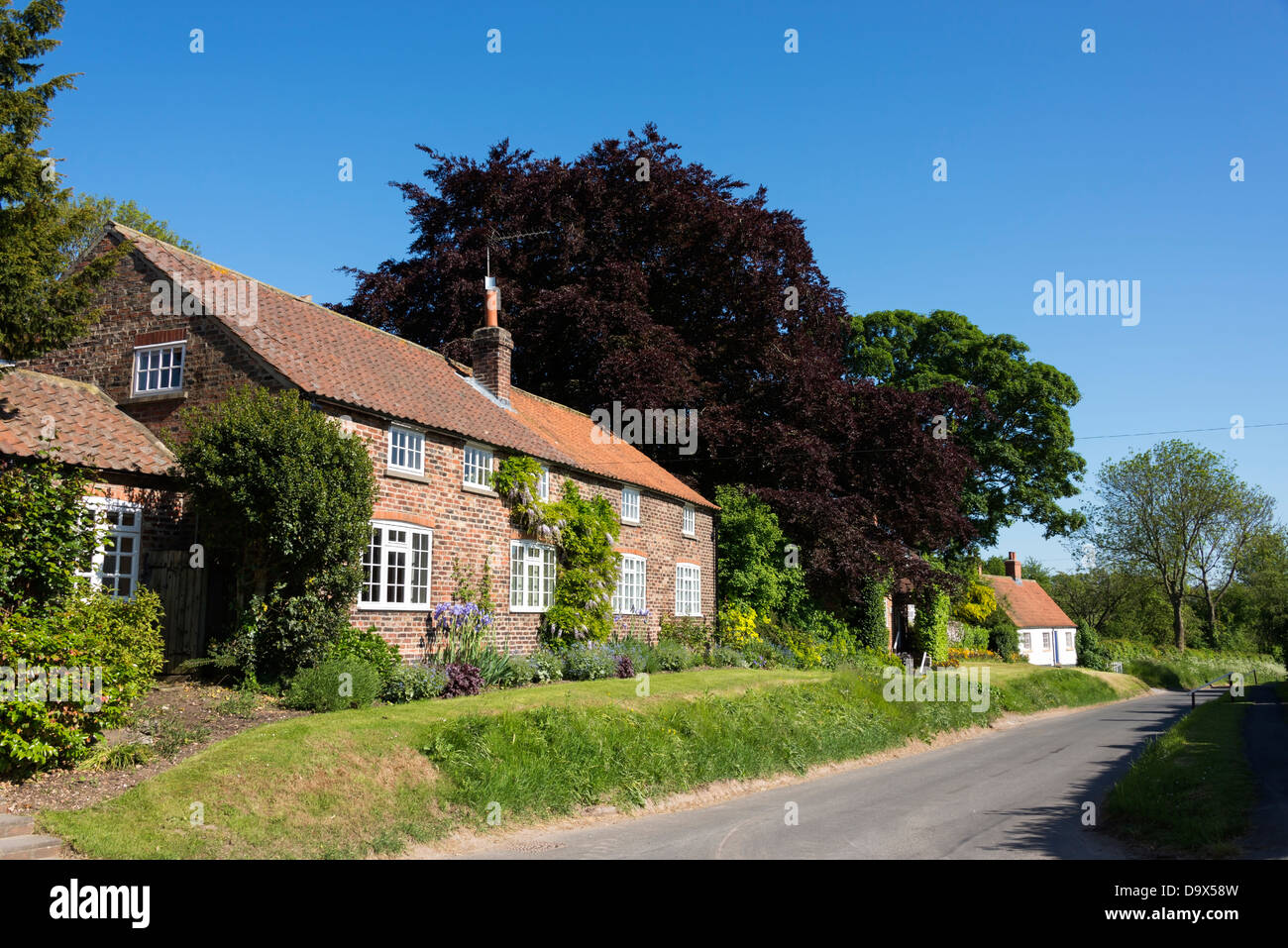 Holme on the Wolds village, East Riding of Yorkshire, England Stock ...